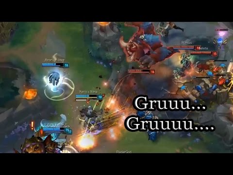 Nice combo Gnar, Stun all team - YouTube