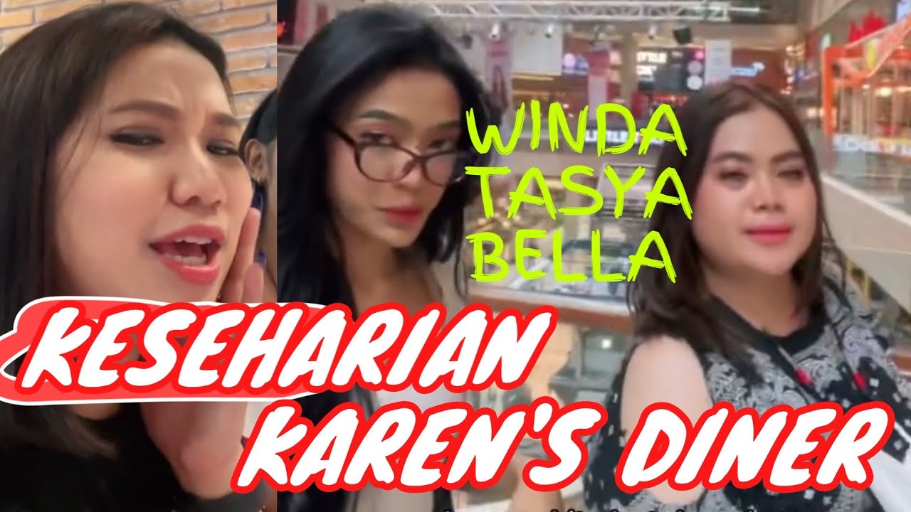 Vlog With Winda Tasya Dan Bella Karen's Diner - YouTube