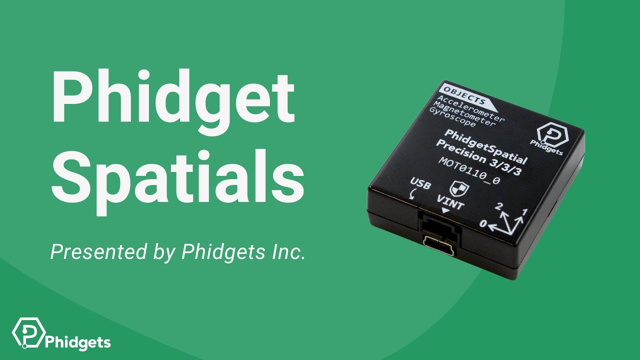 Phidget Spatials - Accelerometers, Gyroscopes, Magnetometers & Sensor ...