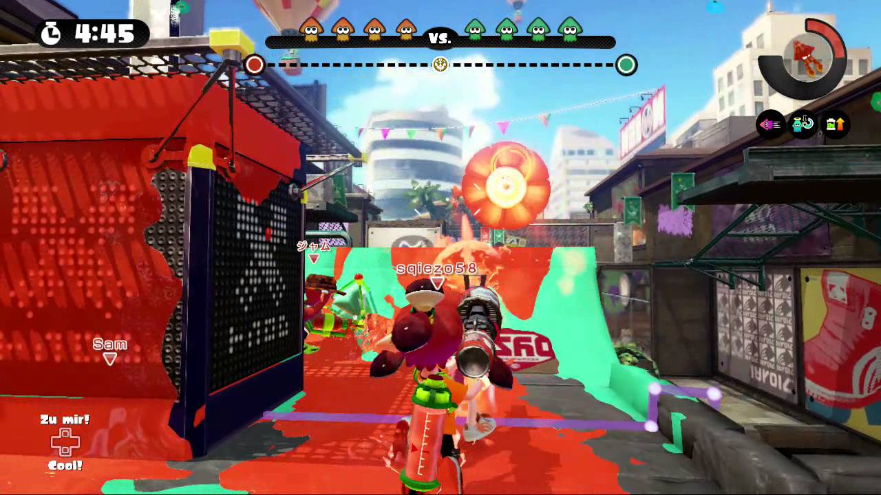 Splatoon - A Very Quick Tower Match (Arowana Mall / 60 FPS) - YouTube