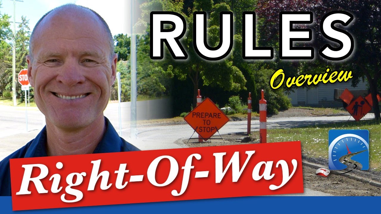 Learn to Drive, Determine the Right-of-Way, & Give Way to Road Users ...