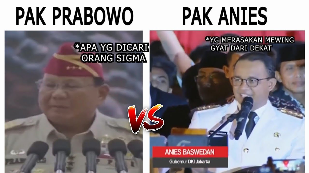 Pak Prabowo Vs Pak Anis Brainrot Ai... - YouTube