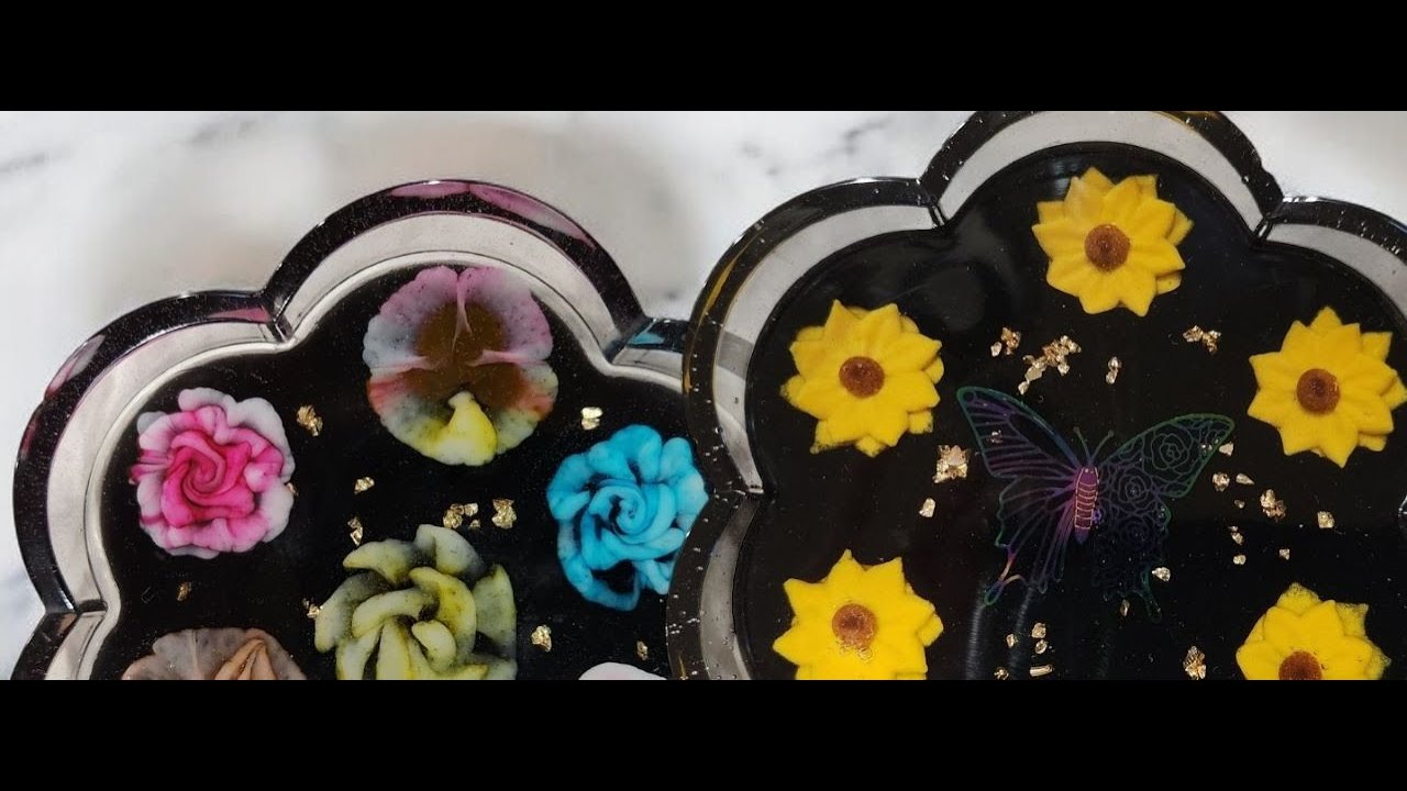 Mini Resin 3D Blooms in magic mold!! - YouTube