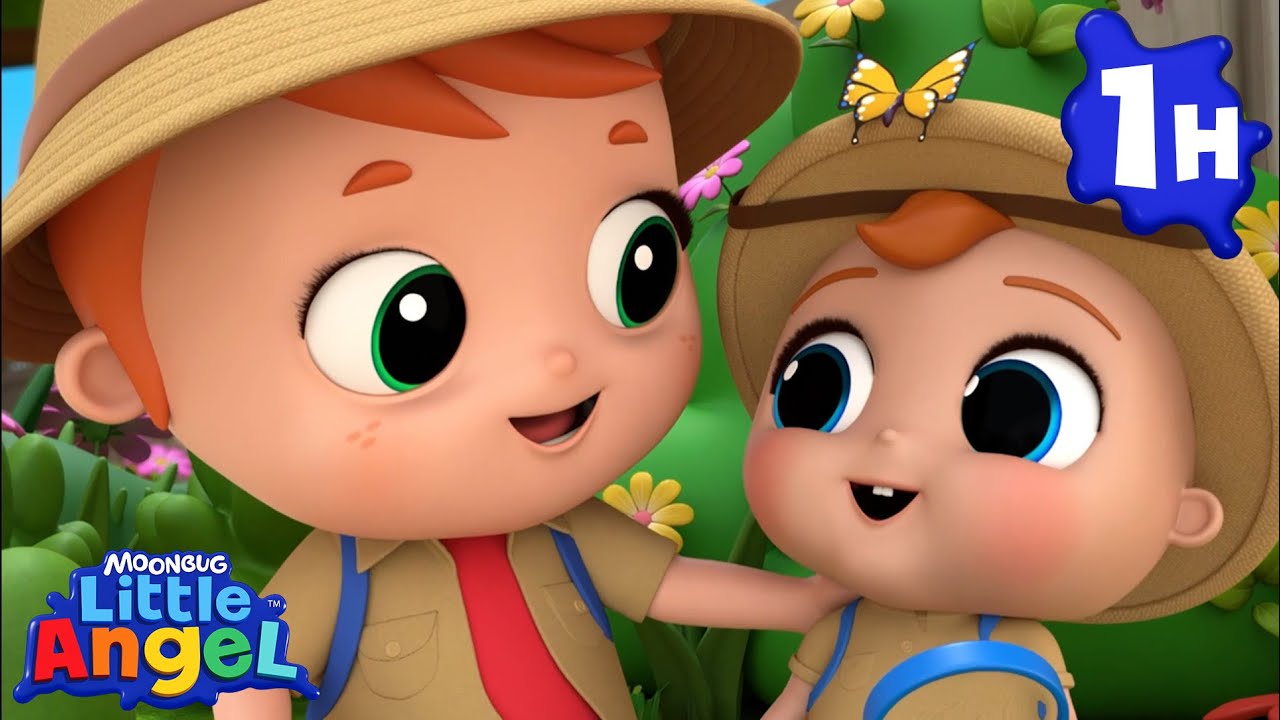My Sister My Brother Song 😃 | Little Angel 😇 | Kids Learn! | Nursery ...