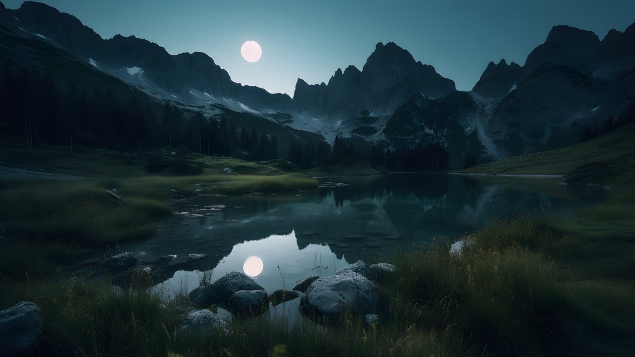 Meditation Music, Relax, Yoga, Piano Music Moon Moments - YouTube