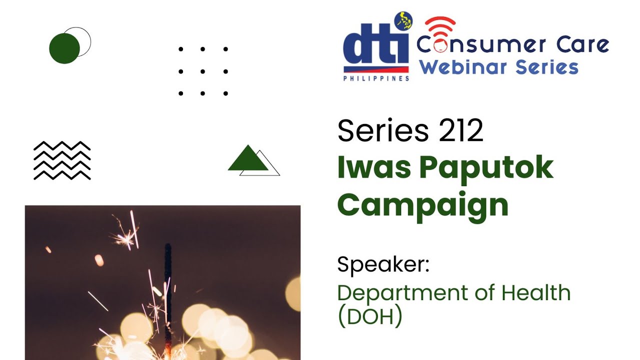 Iwas Paputok Campaign - YouTube