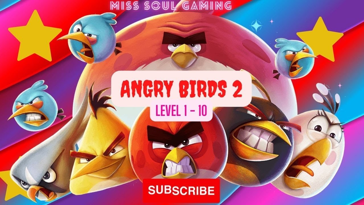Angry Birds 2 Gameplay Walkthrough [Level 1--10] - YouTube