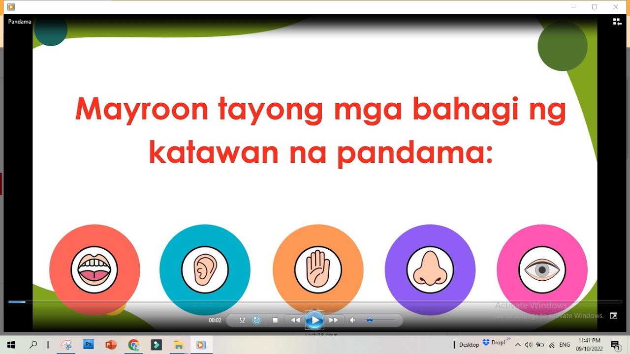 Ang Limang Pandama Five Senses - YouTube