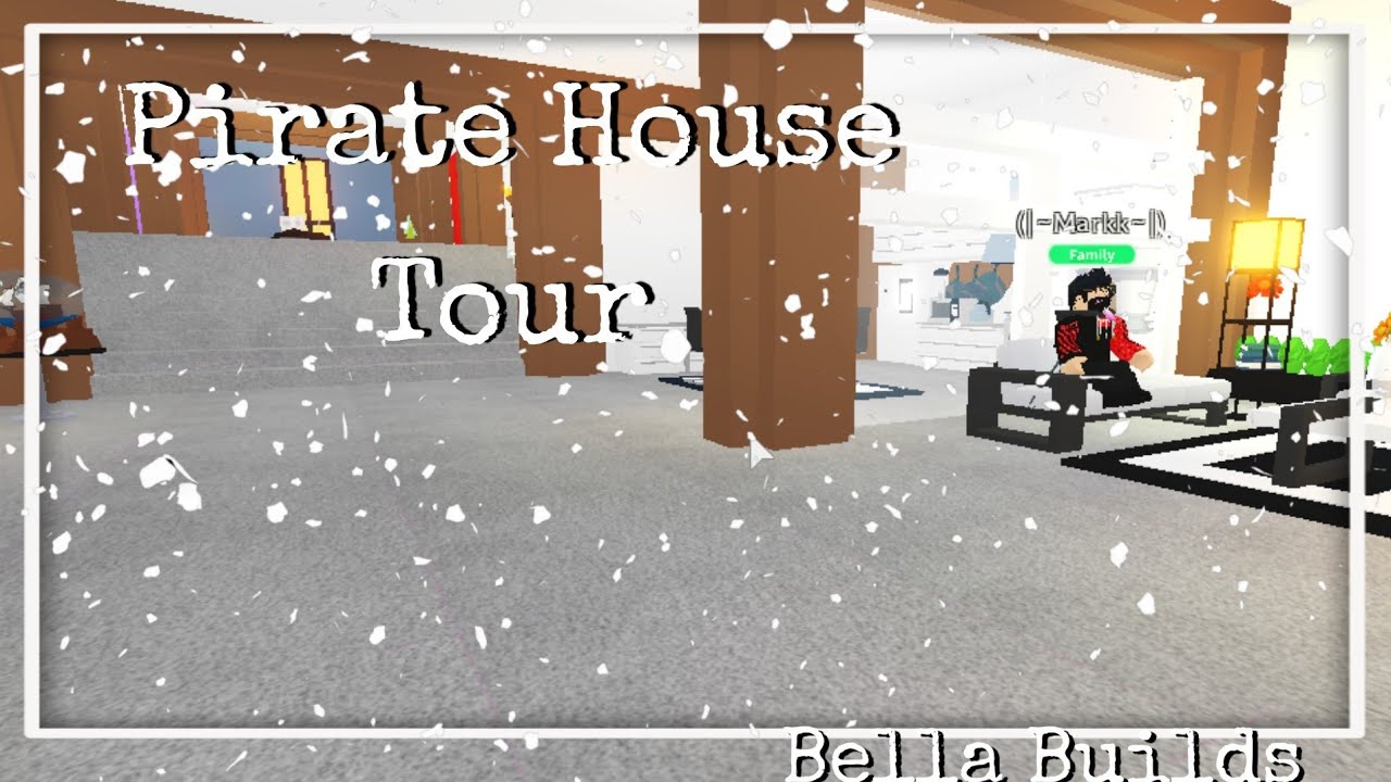 Pirate house tour! w/ Gaming WithMark! | Bella Builds - YouTube
