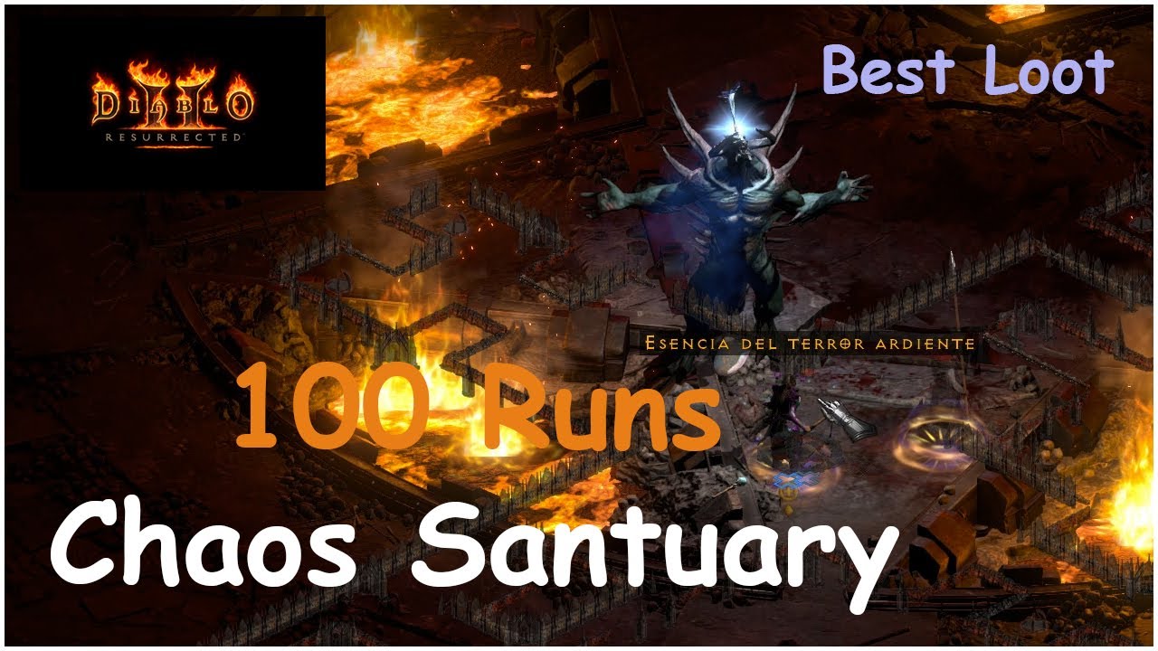 Diablo 2 Resurrected | 100 Runs en Santuario del Chaos (Chaos Santuary ...