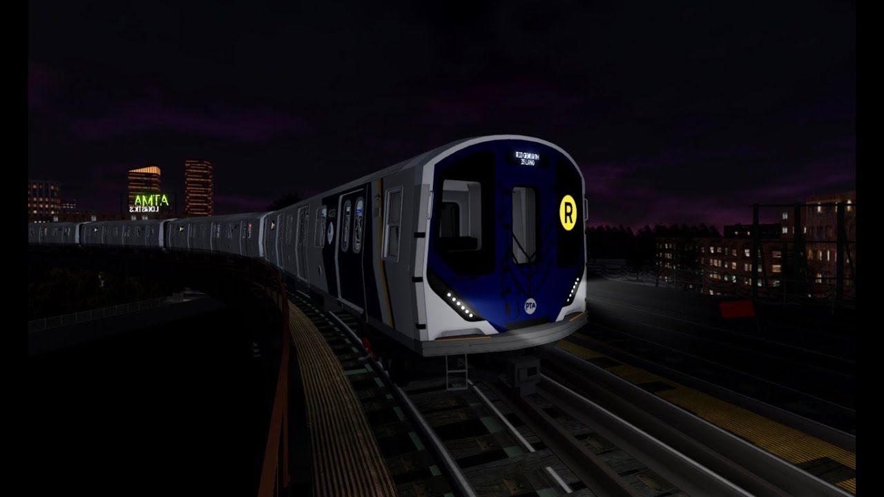 Driving an R211 (R) Train to Ridgeworth Island - PTA Roblox - YouTube