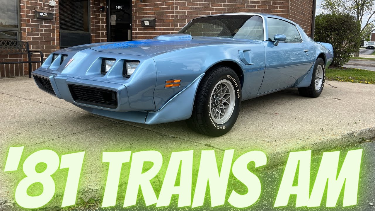 1981 Pontiac Trans Am Blue