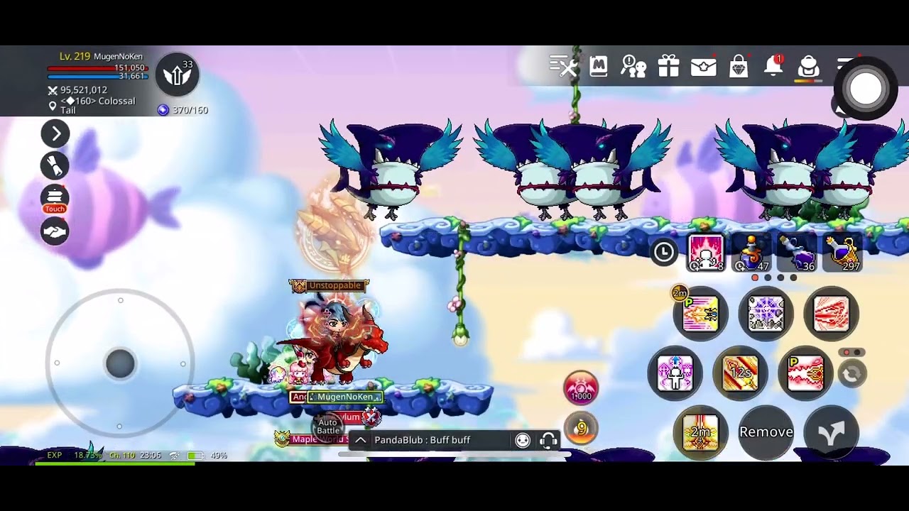 Maple Story M - Ark & Magnus Run (11.12.2022) - Hero POV - Pre-Destiny ...