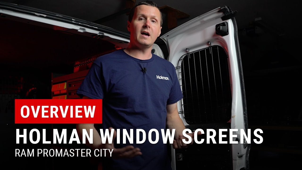 Holman Window Screens for RAM ProMaster City Overview - YouTube