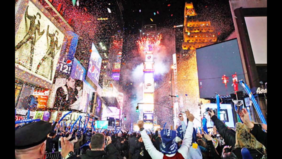 2016 Times Square Ball Drop [HD] New York City New Year's Eve - YouTube