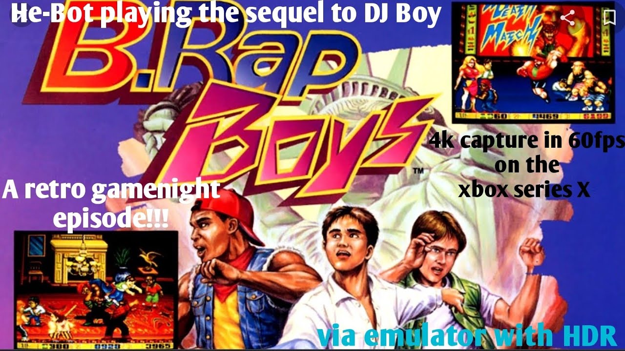 B Rap Boys by kaneko the sequel to DJ Boy He-Bot playing on the xbox ...