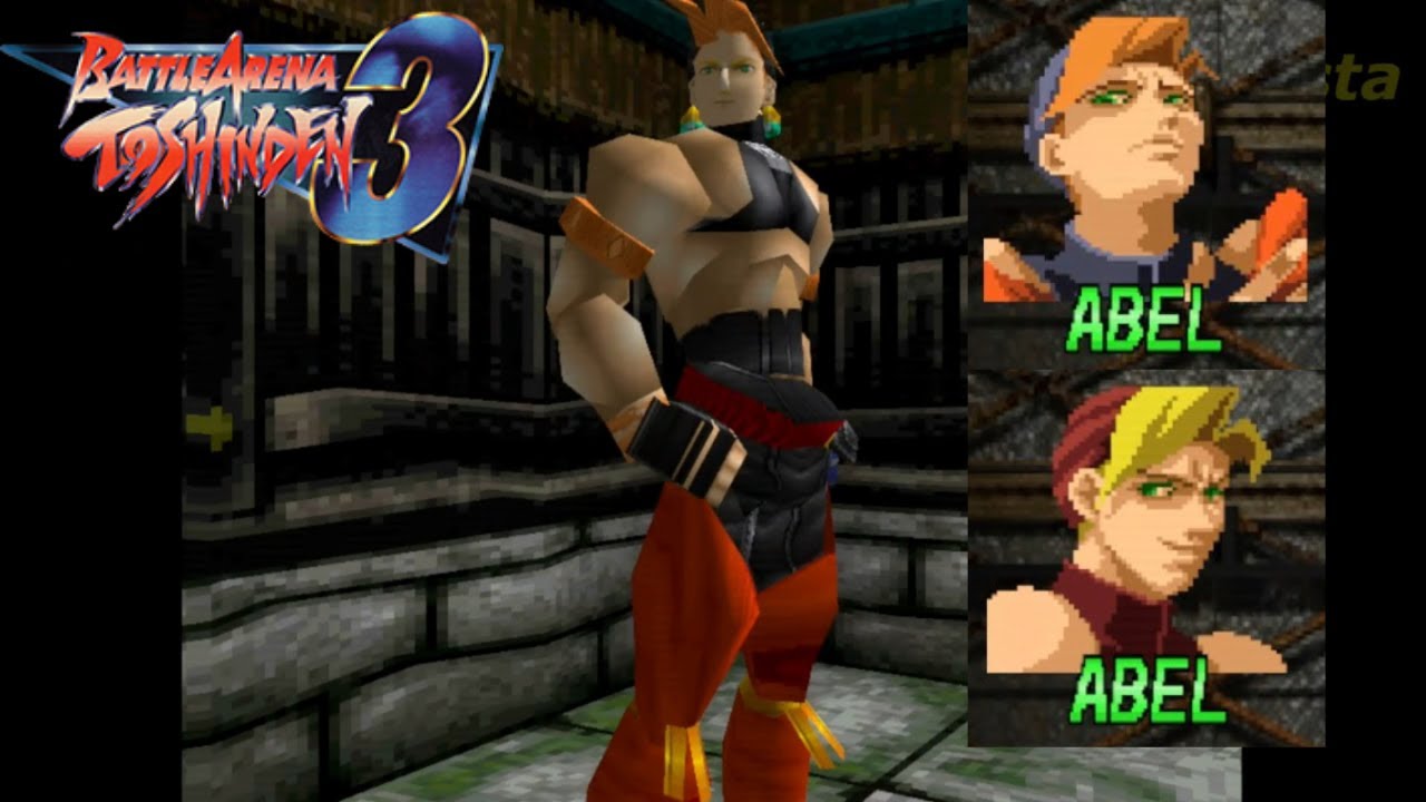 Battle Arena Toshinden 3 - Abel [PS1 - Sony Playstation] - YouTube