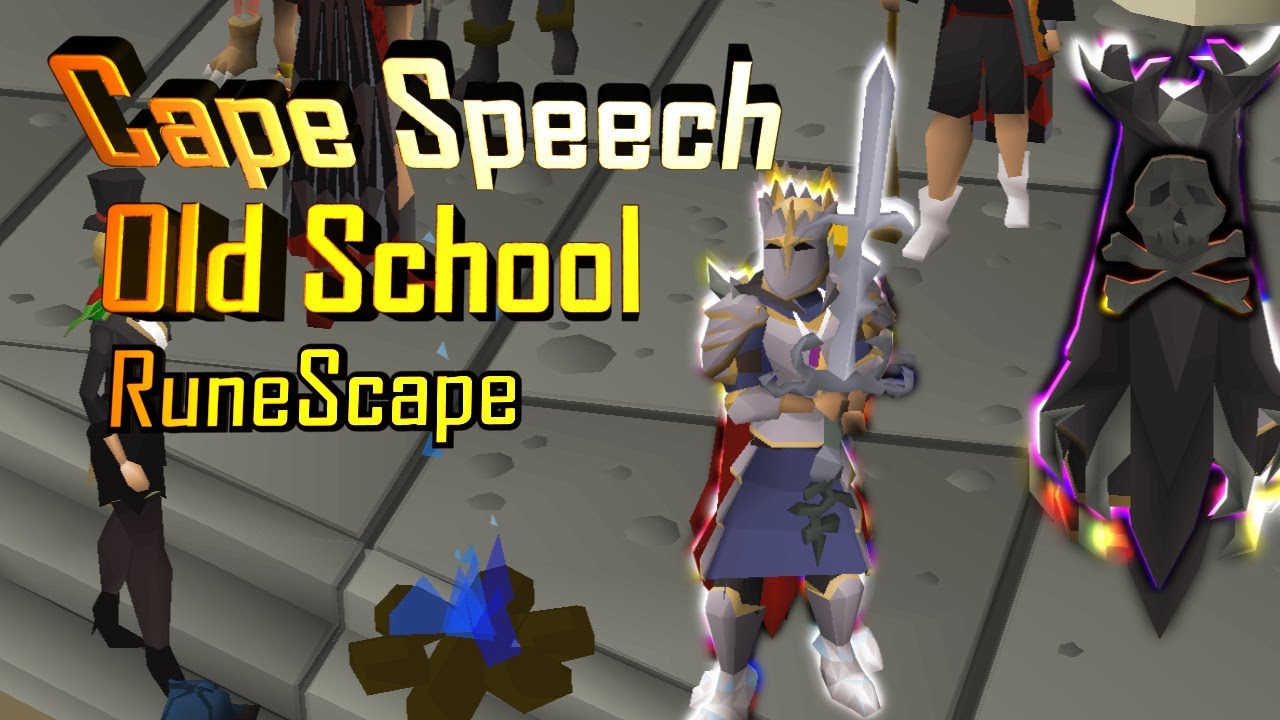 OSRS Cape Speech before Sailing - YouTube