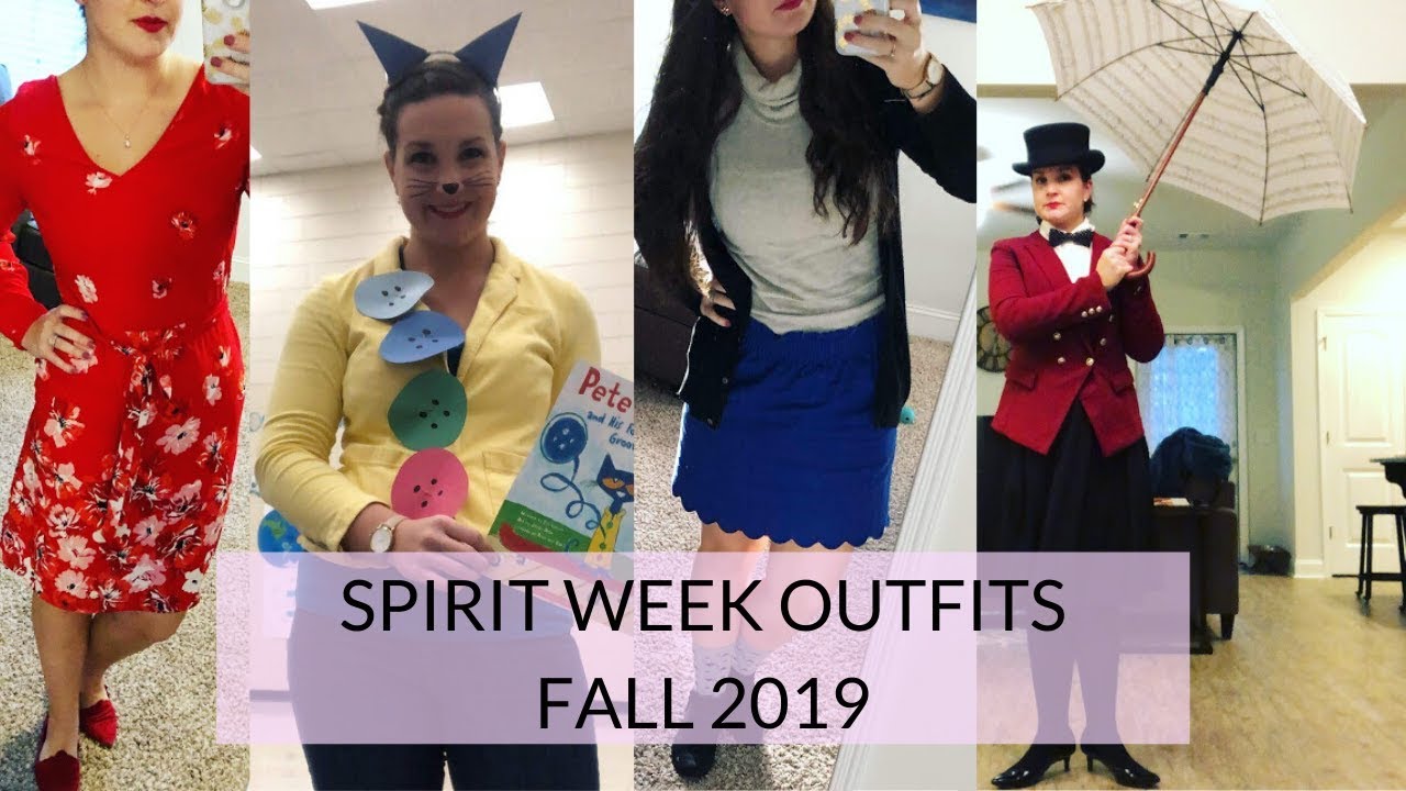 SPIRIT WEEK OUTFITS | Character Day, Scientist Day, Crazy Socks + More ...