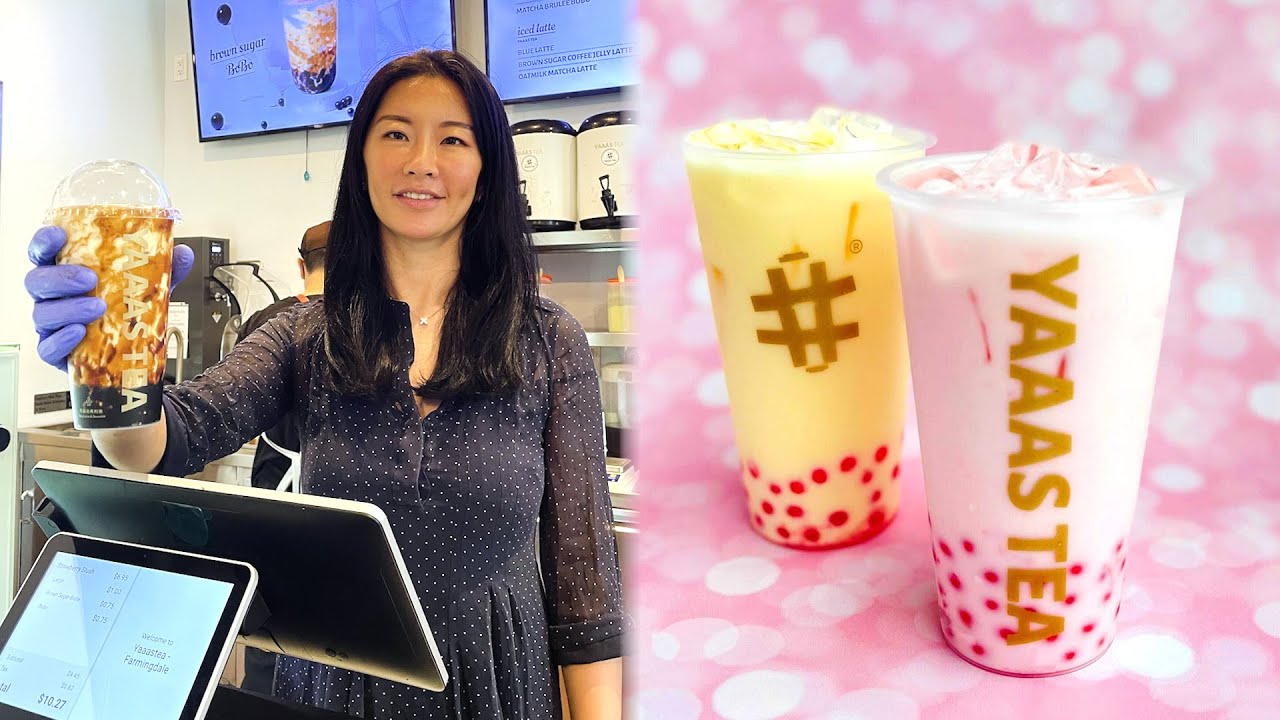 Sip on authentic bubble tea with a modern twist at YAAAS Tea - YouTube