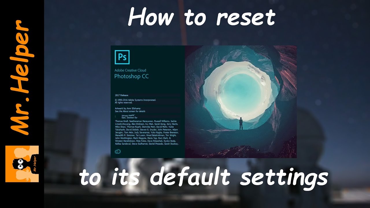 How to reset Photoshop to its default settings [Dec 2016][Latest] - YouTube