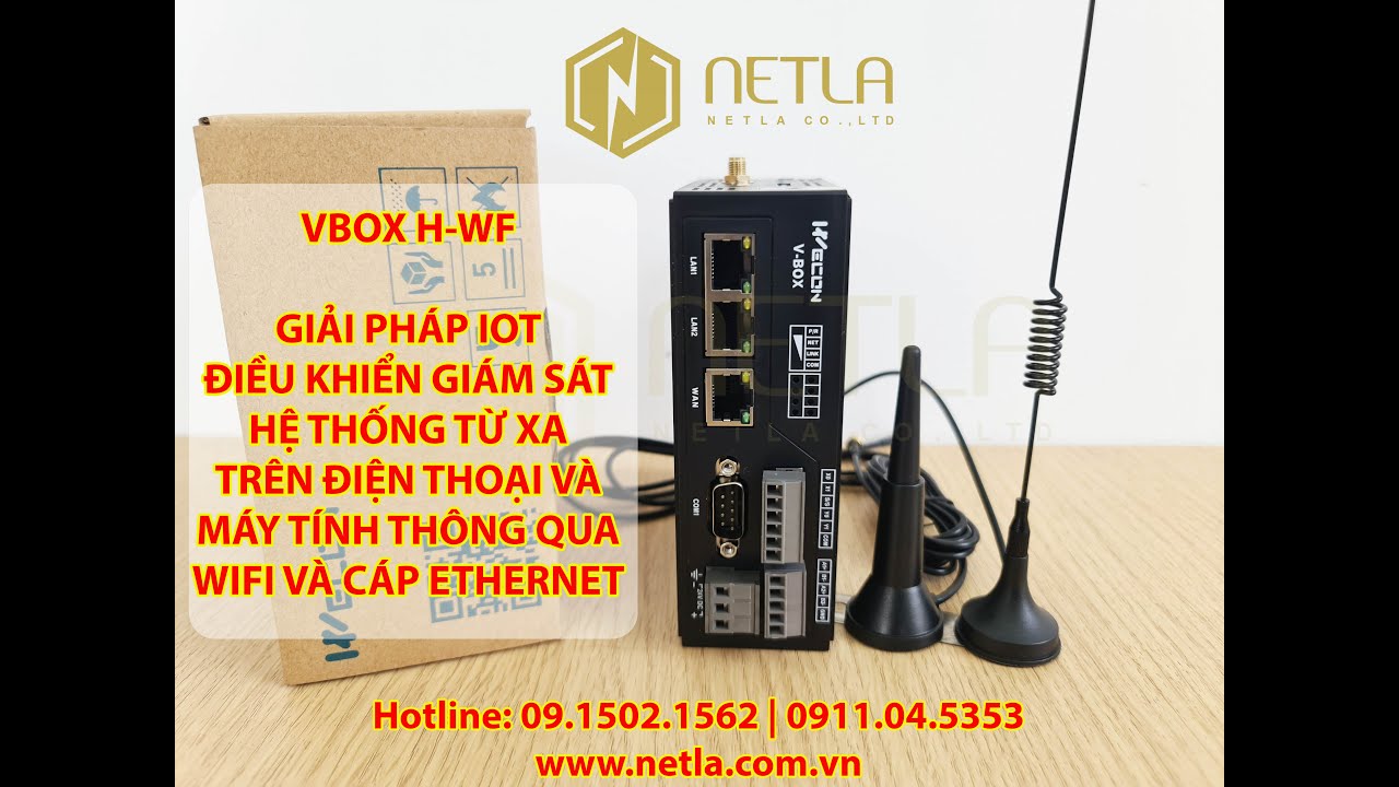WECON VBOX H-WF THIẾT BỊ IIOT WIFI ETHERNET | NETLA - YouTube