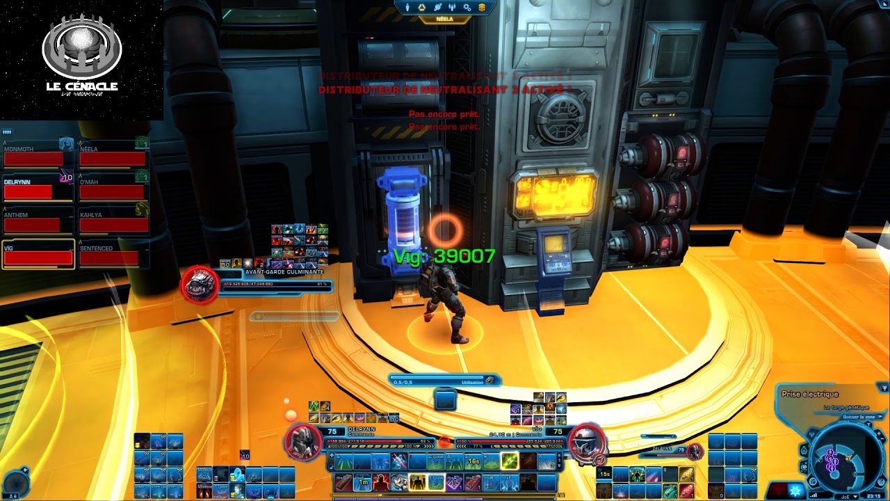 SWTOR - Apex Vanguard (6/6) Veteran Mode - Battery POV (Commando Heal ...