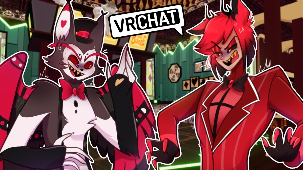 Alastor and Husk Body Swap In VRCHAT!! - YouTube