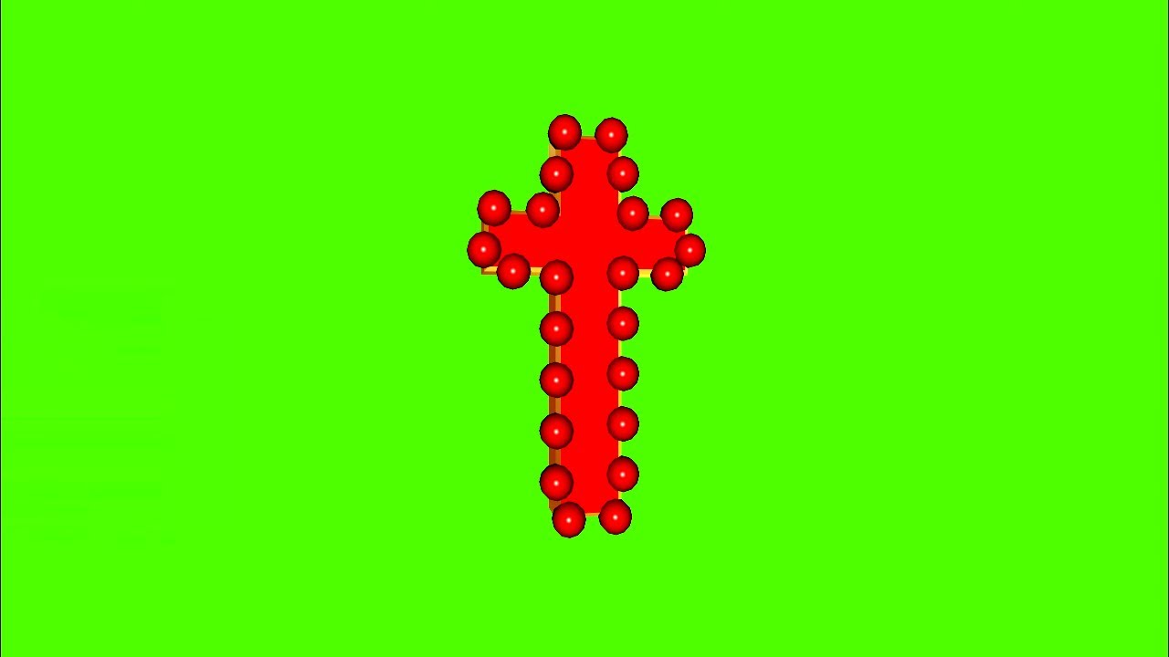 CROSS #4 || GREEN SCREEN || 4k || ANIMATION || FREE 3D - YouTube