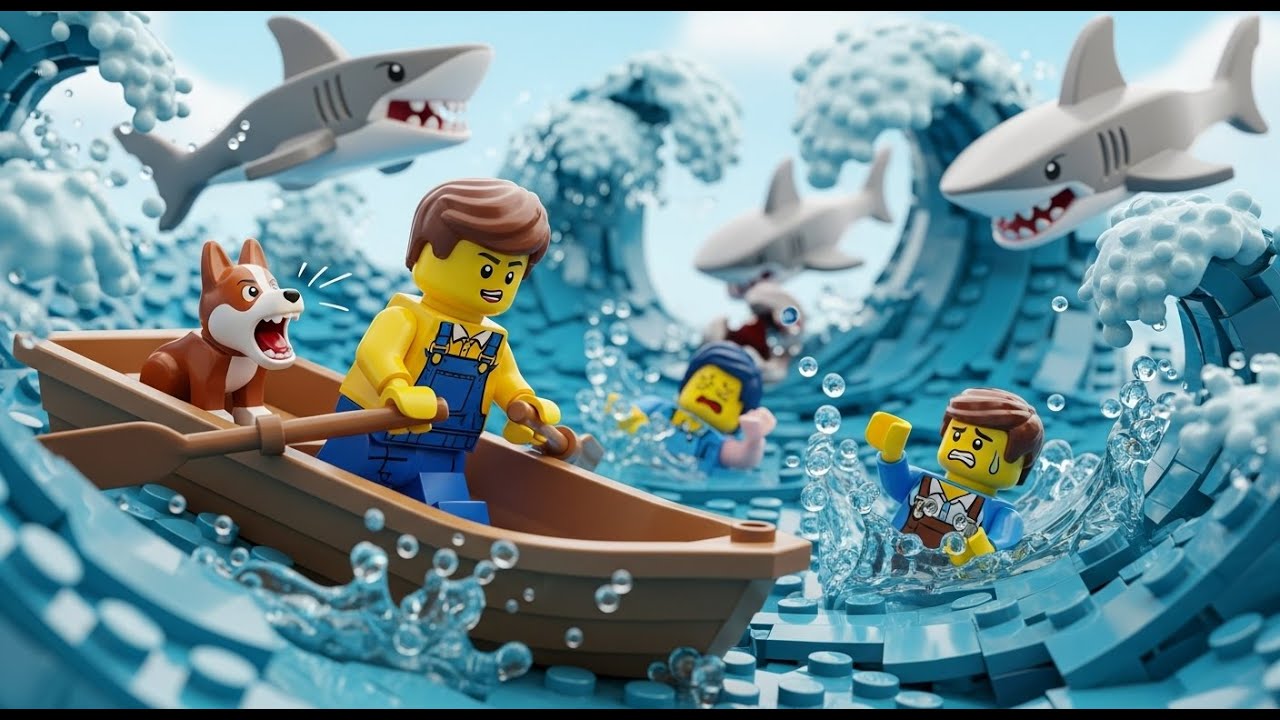 Man-eating shark/ LEGO Tiny / LEGO Animation Cartoons #lego #adventure ...