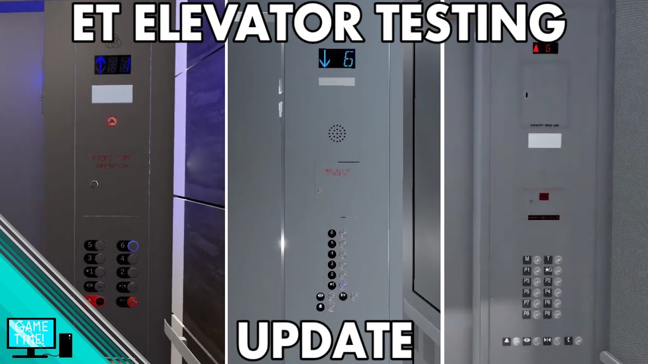 NEW TK ELEVATOR! Playing ET Elevator Testing Game With Lots Of ...