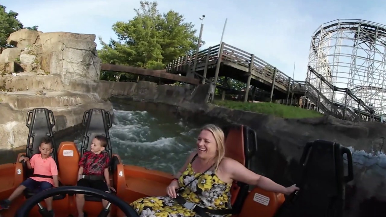 Kennywood 2017 Raging Rapids VR 360 - YouTube