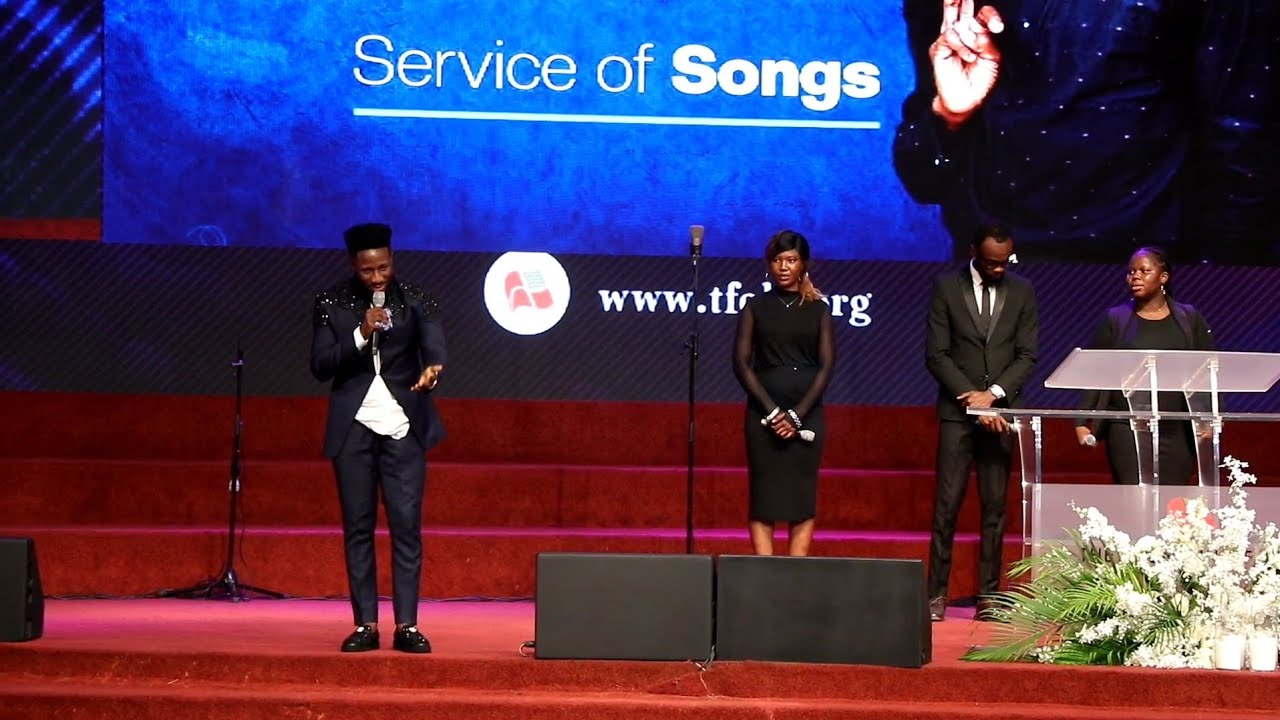 PETERSON OKOPI MINISTRATION AT THE SERVICE OF SONGS OF PASTOR DANIEL ...