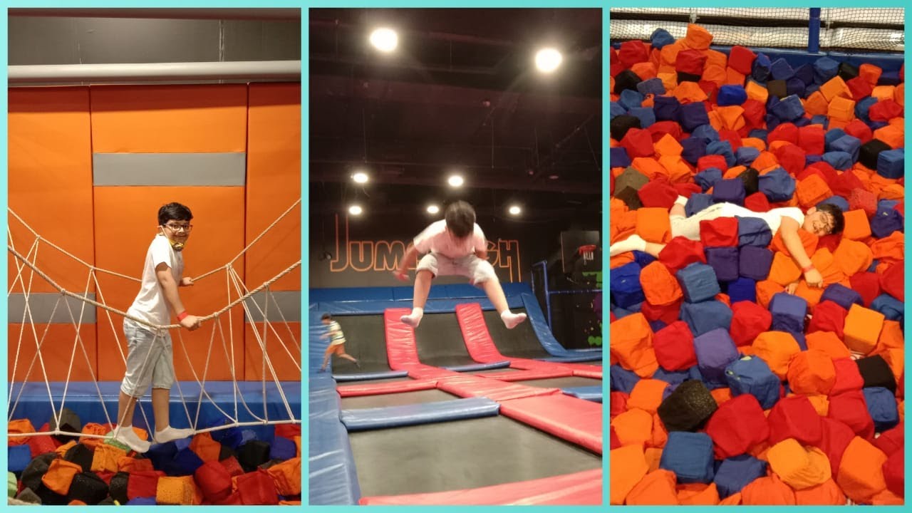 Bounce Emporium Mall | Trampoline Park in Lahore - YouTube