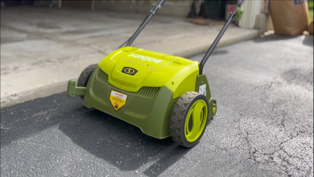 Sun Joe Dethatcher and Scarifier - YouTube