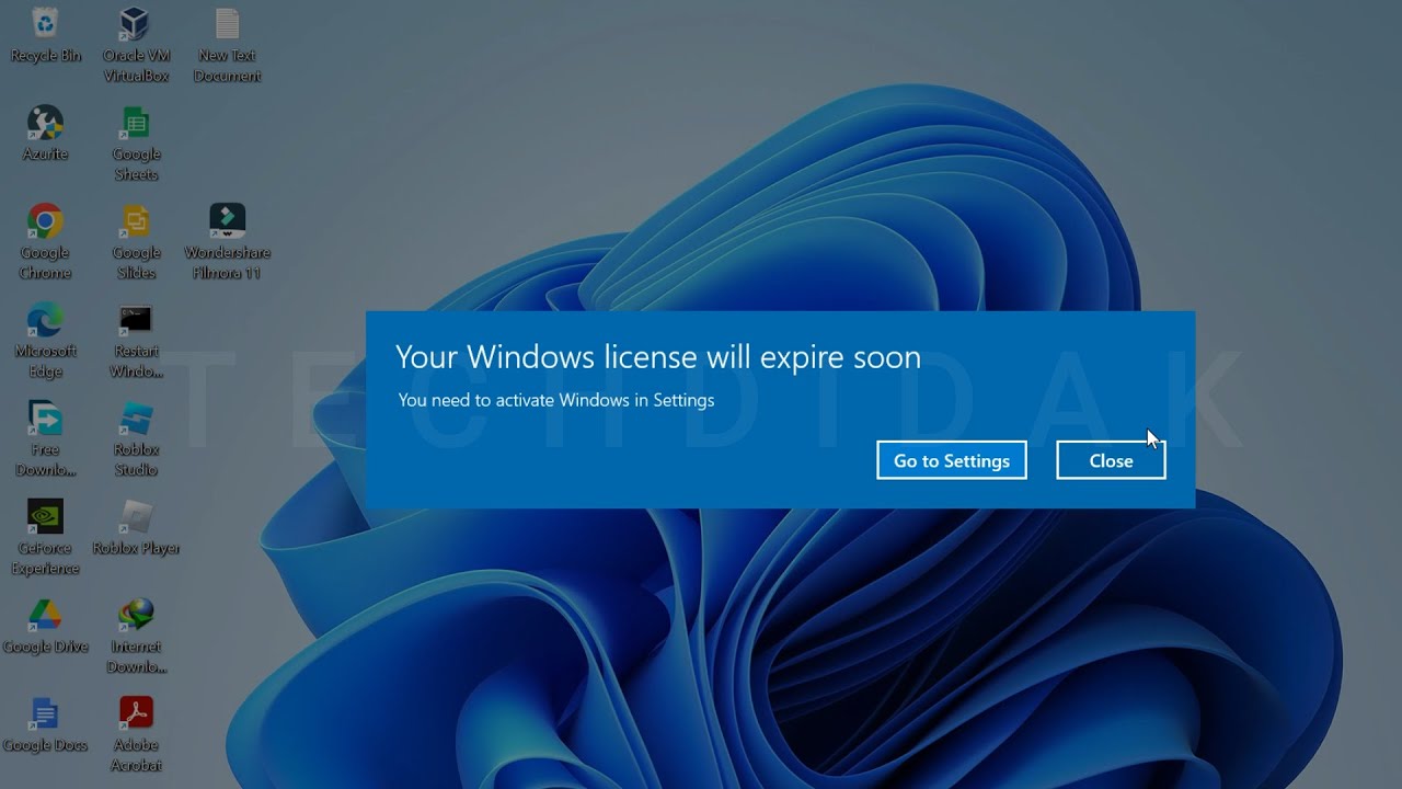 Cara Hilangkan Your Windows License Will Expire Soon di Windows 11 ...