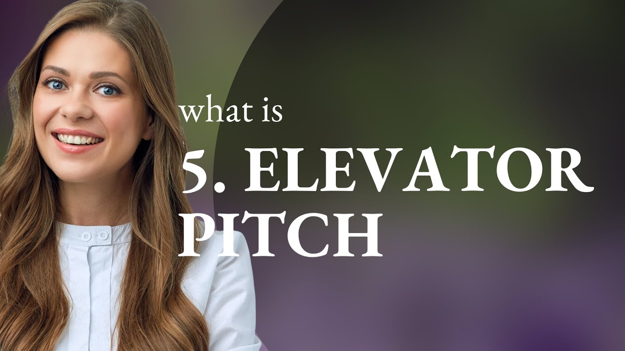 Elevator Pitch: Mastering the Art of Brief and Impactful Presentations ...