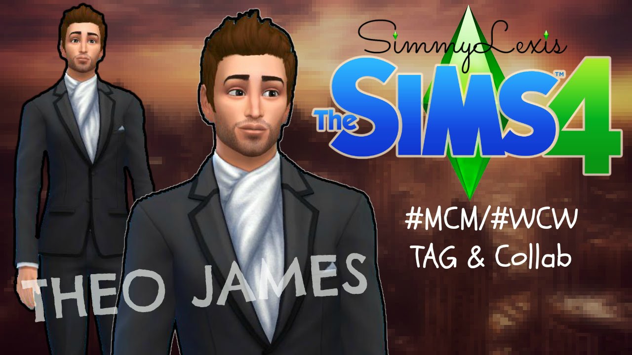 The Sims 4: Create-A-Sim - Theo James "#MCM/#WCW Tag" (Collab) - YouTube