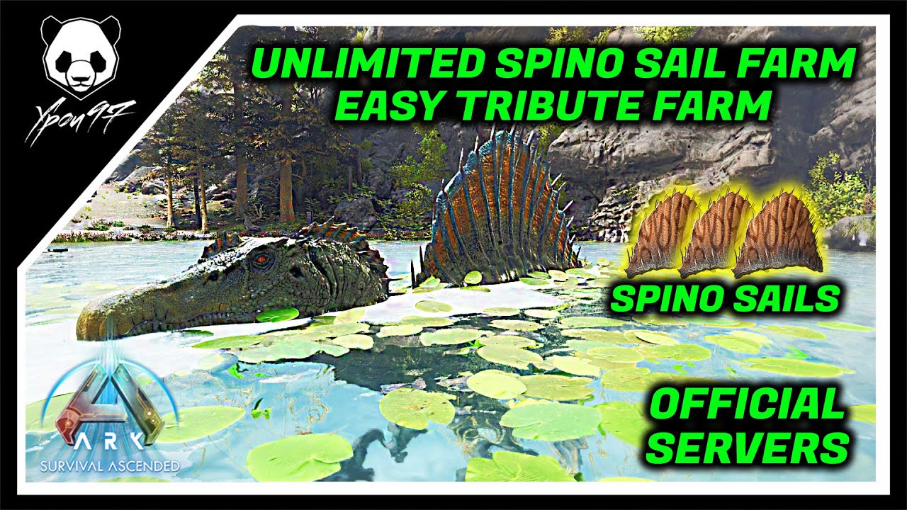 The Unlimited Spino Sail Farm Location - Easy Tribute Farm | ARK ...
