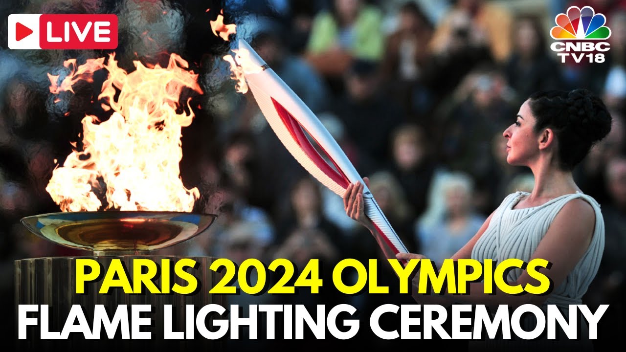 LIVE: Paris 2024 Olympic Flame Lighting Ceremony | Ancient Olympia ...