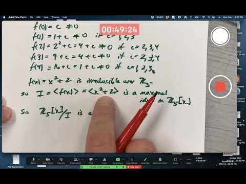 Construct Fields of Order 5^2 = 25 and 3^3 = 27 (Prime Power Order) as Factor Rings of ℤp[x ...