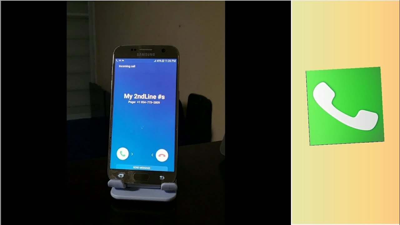 Samsung Galaxy S7 incoming call - YouTube