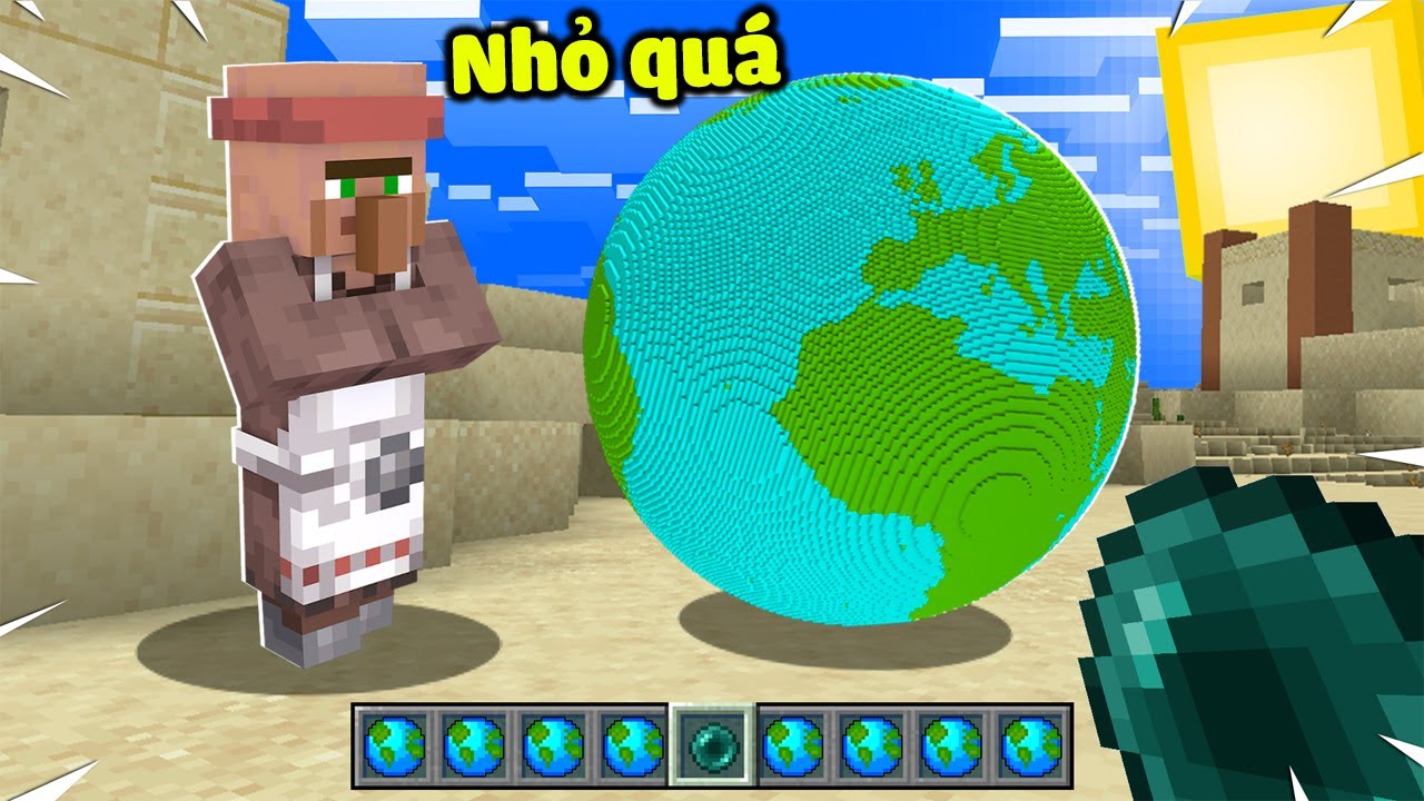 Minecraft VinhMC Đi Vào Trái Đất Nhỏ Bé Cười Đau Bụng Vãi 🤣🤣 - YouTube