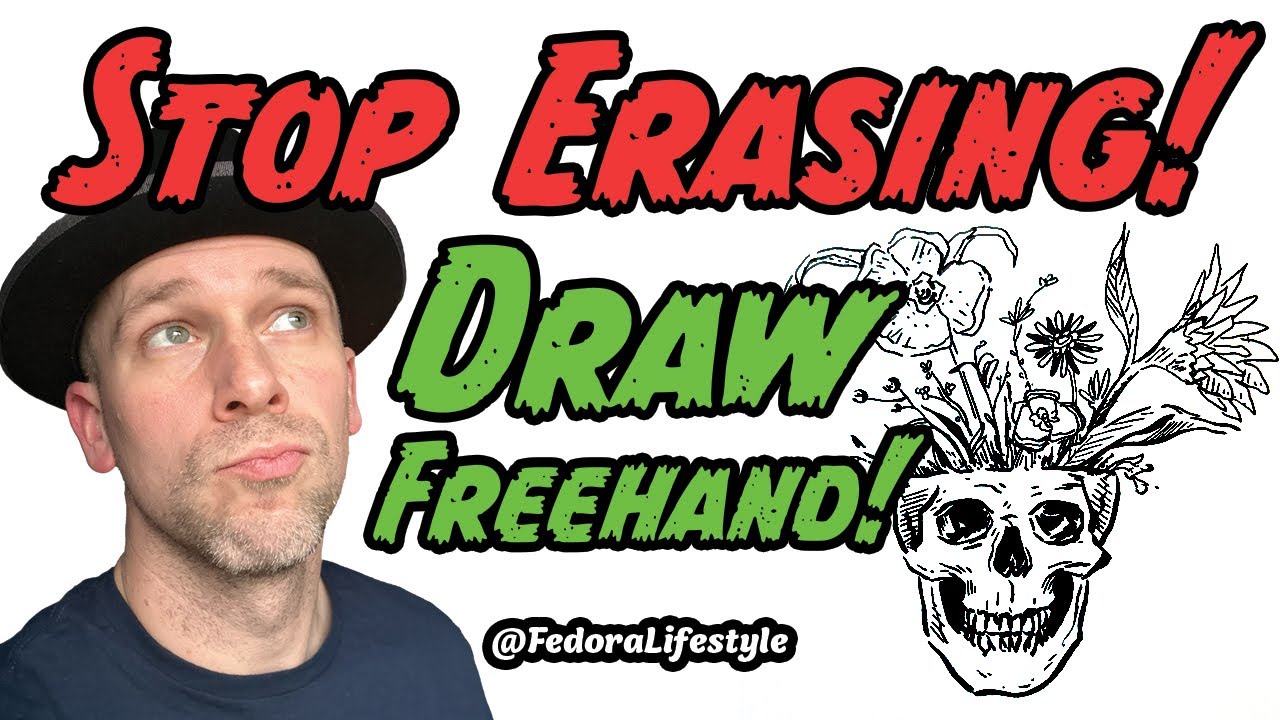 Stop Erasing and Try Freehand Drawing (Drawing Tutorial) Please ...