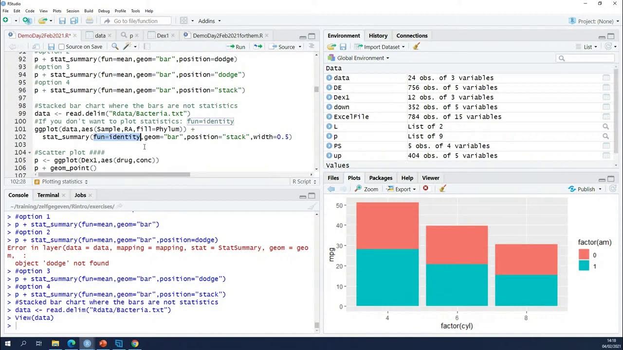 R introduction 121l by VIB Bioinformatics Core - YouTube