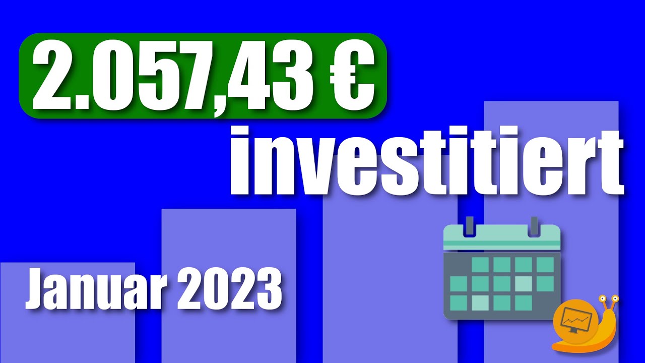 MEINE INVESTITIONEN und ZUFLÜSSE im Januar 2023 (Alle Zahlen) - YouTube