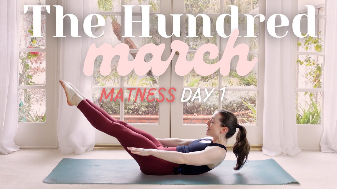The HUNDRED | March MATness Day 1 | Mat Pilates Workout - YouTube