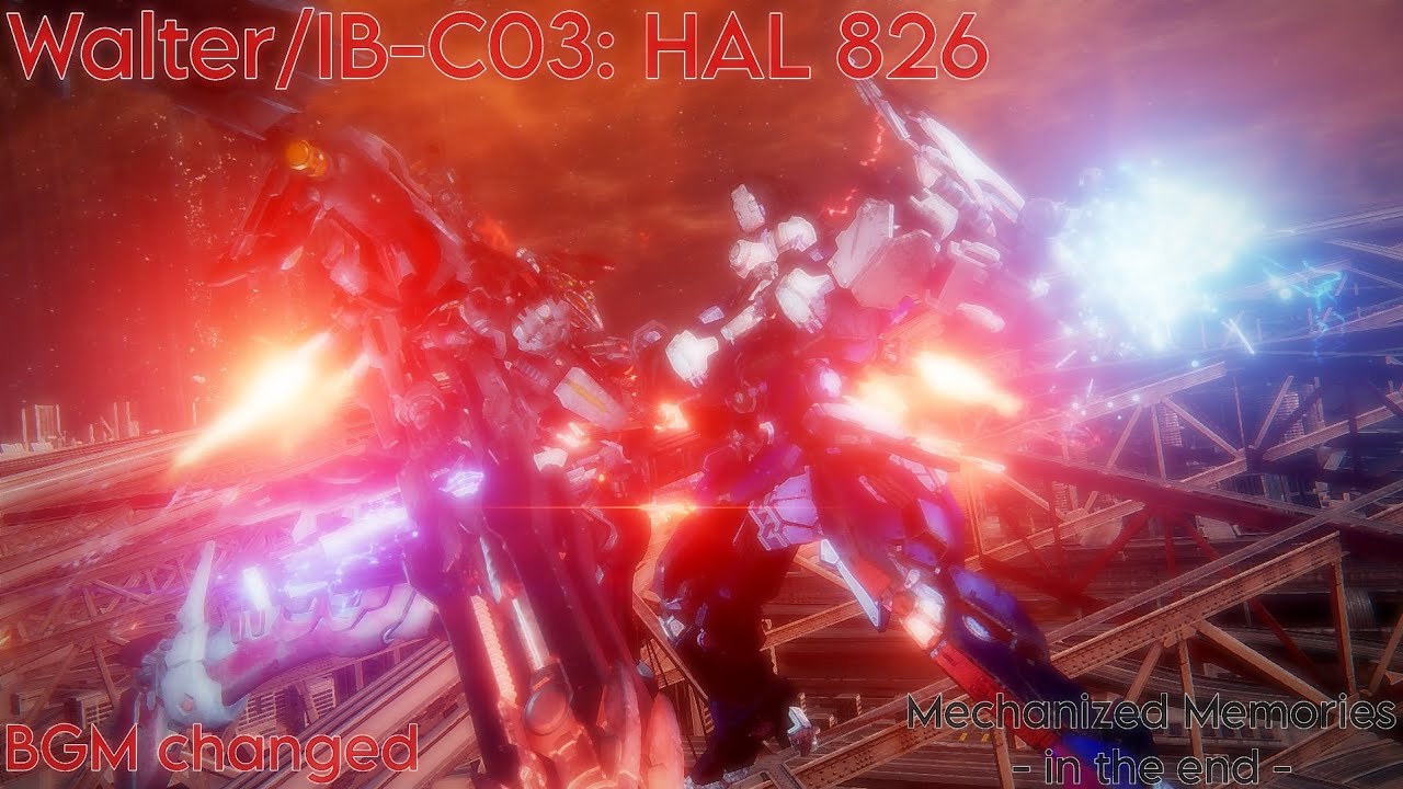 ARMORED CORE 6)Walter boss fight BGM changed/월터전 브금 교체 - YouTube