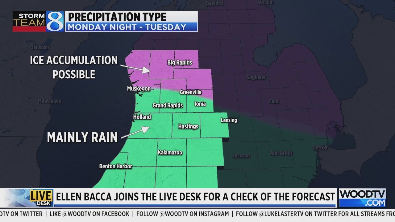 Rain in the forecast but temps in 20s later this week - YouTube