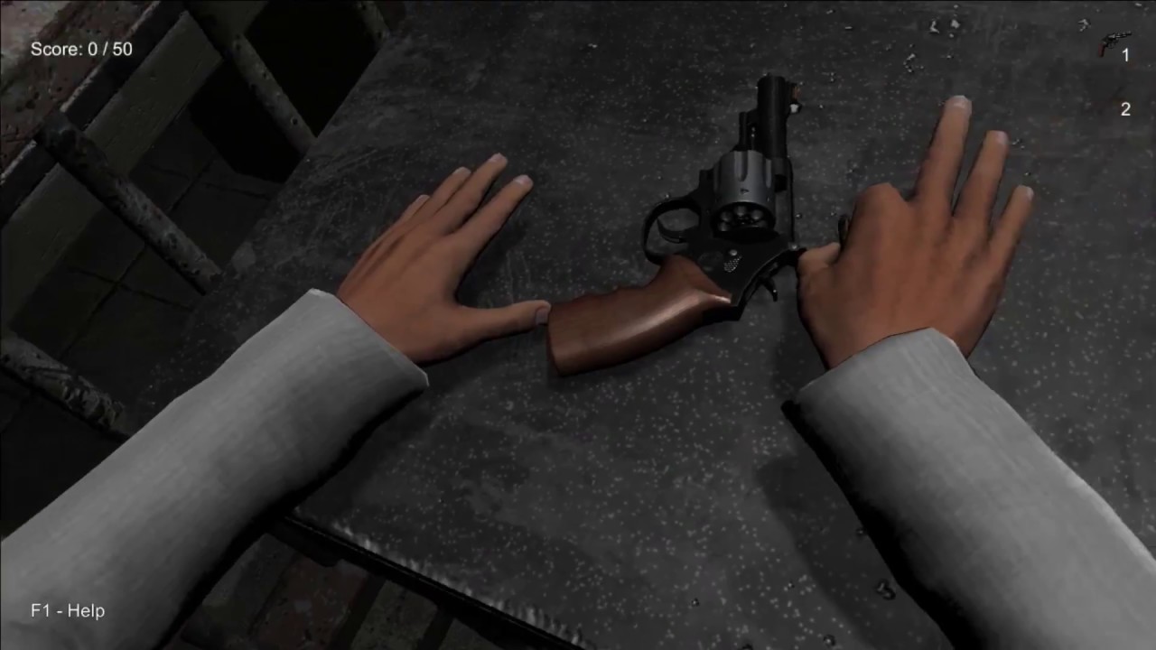 How to load/shoot revolver in Hand Simulator - YouTube